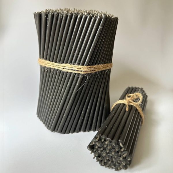 Свічка воскова №100 чорний Bukcandels інтернет магазин свічок ручної роботи в нас ви можете